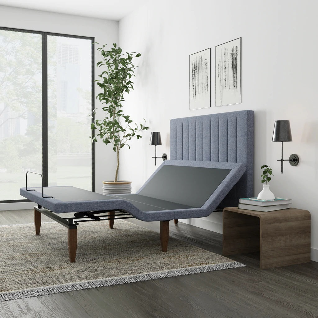 Adjustable Bed Base 15-inch with Headboard | Advanced Positioning with